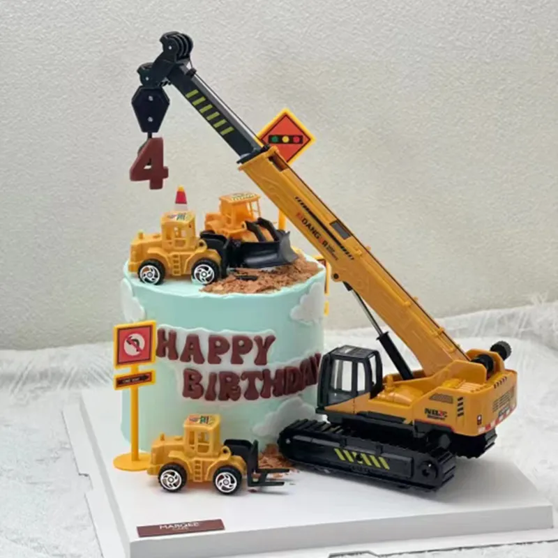 Engineering Crane Cake Topper For Kids' Birthday, Construction Party ...