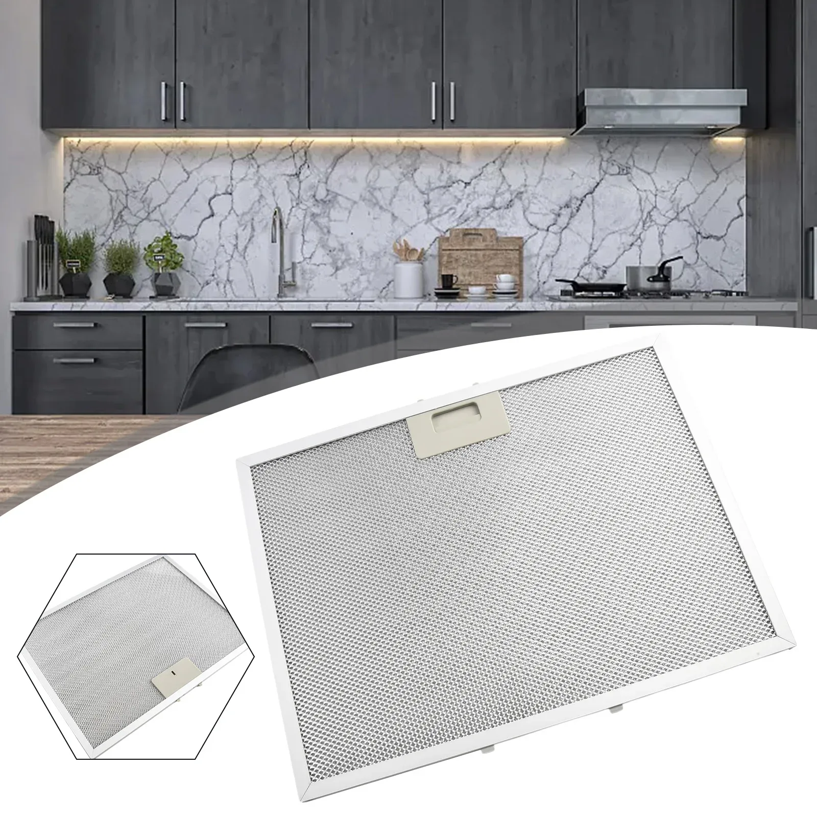 Stainless Steel Exhaust For Kitchen Hood Filter With Mesh Extractor ...