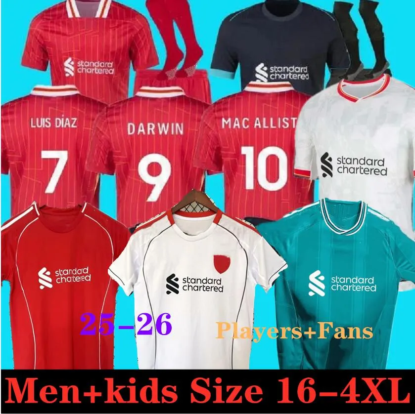 Reds 2022 23 Soccer Kits Kit WithMohamed Salah, Darwin Nunez, Dominik ...