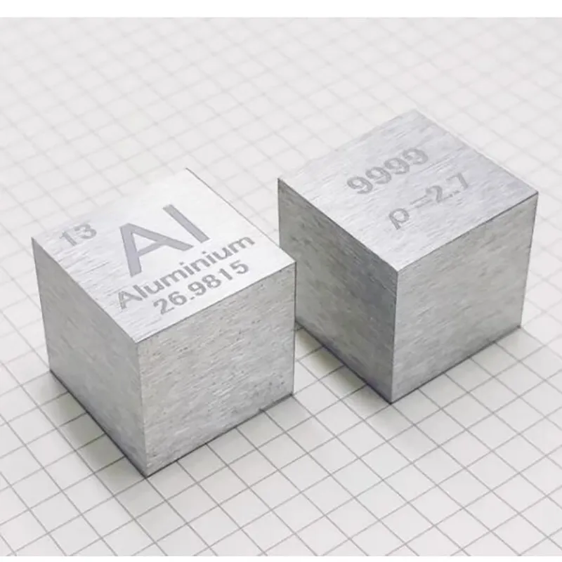 Periodic Aluminum Cube 10mm X 25.4mm 1 Inch Ideal For Table Collection ...