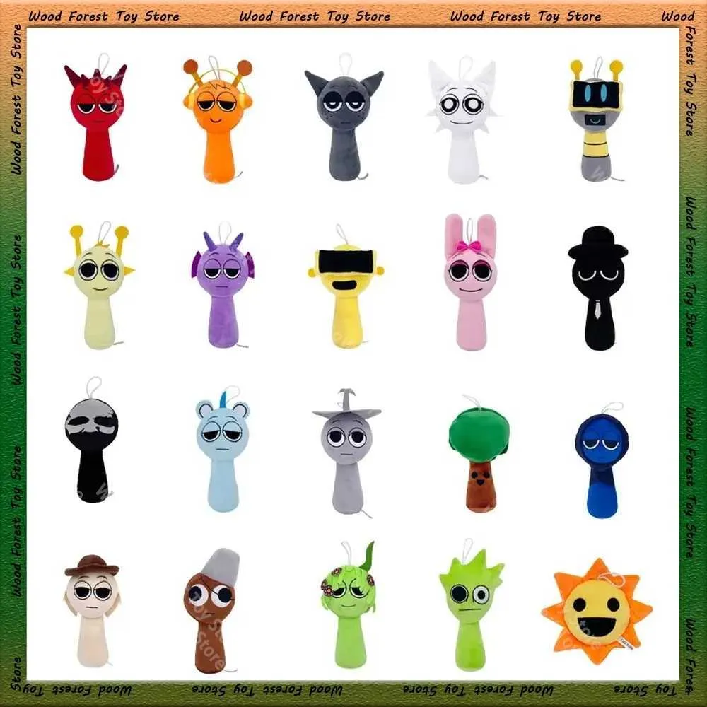 Sprunki Incredibox Game Plushie Sprunki Oren Clukr Kevin Lime Soft ...