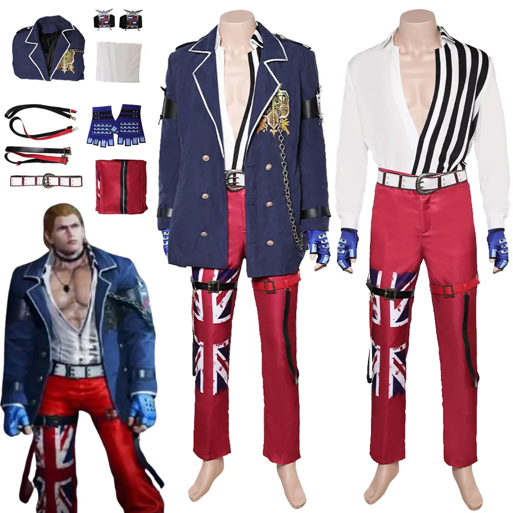 Steve Fox Cosplay Costume Set For Adult Men – Tekken... From Uledemode ...