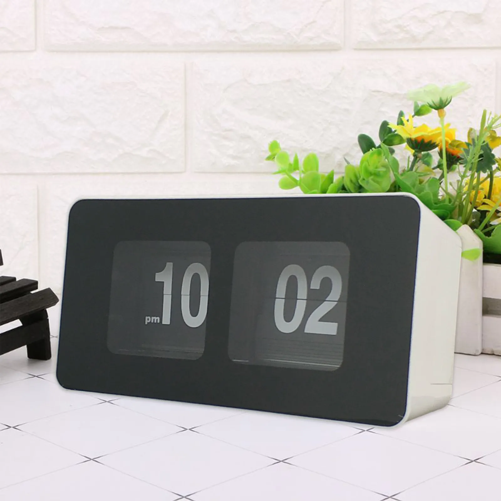 Optimized Product Title: Battery Operated Automatic Flip Desk Clock ...
