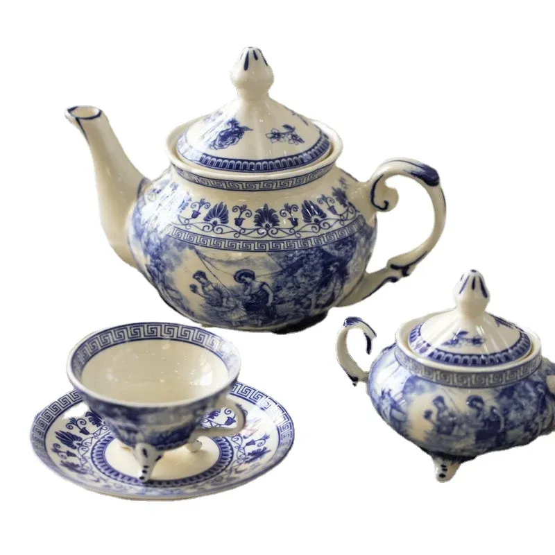 Retro British Afternoon Tea Set Porcelain Tea Cup Set With Creamer ...