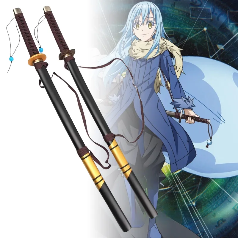 Real Sized Rimuru Tempest Katana Anime Reincarnated Slime Cosplay Prop ...