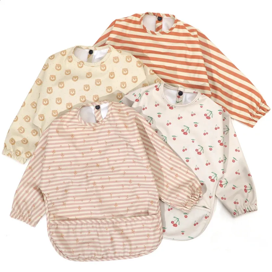 Arrival Waterproof Baby Bibs Kid Clothing Childrens Long Sleeves ...