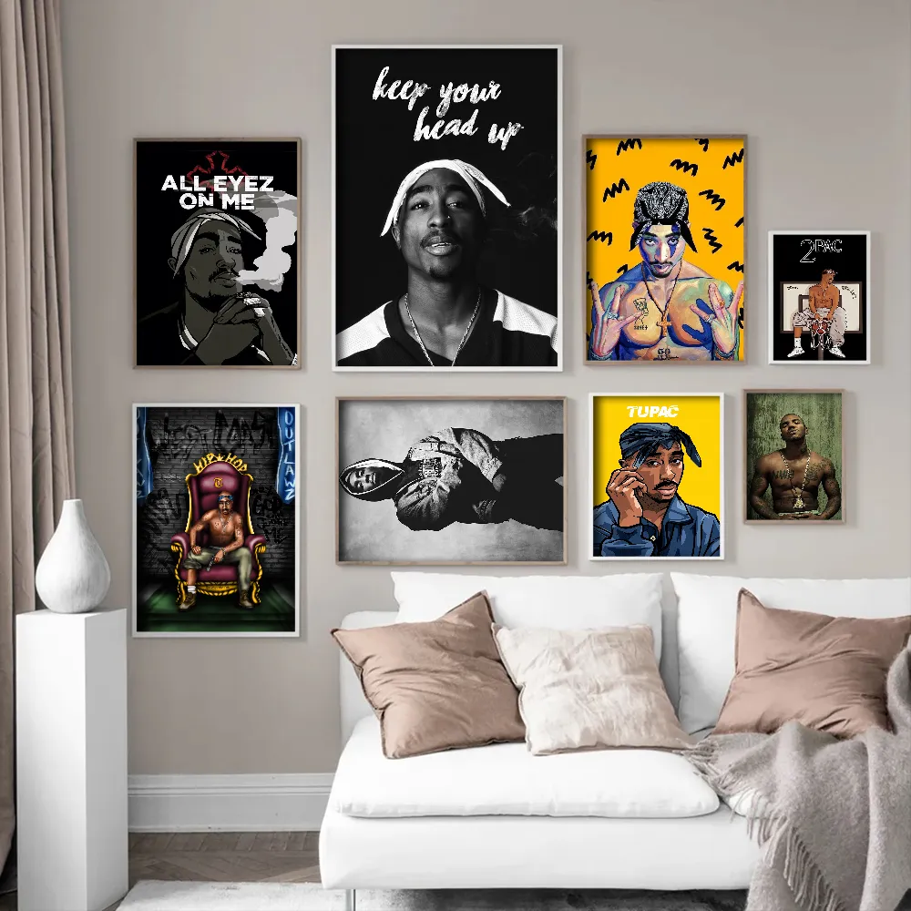 Classic Movie Music Posters For Room 2Pac Tupac & Amaru Shakur Wall ...
