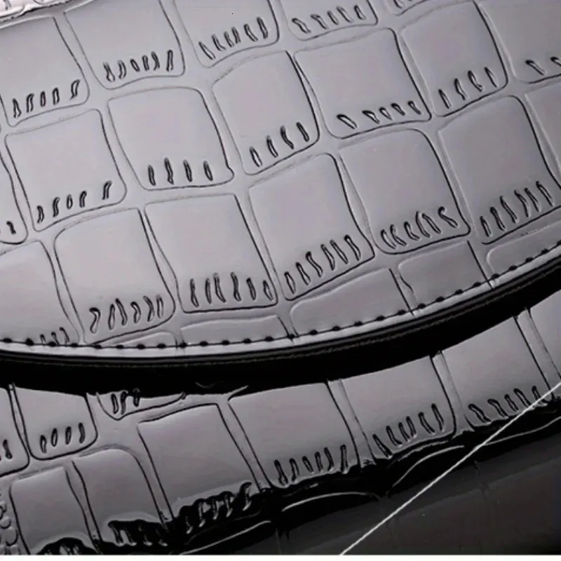 Women's Large Capacity Patent Leather Clutch Bag Print Crossbody Clutch ...