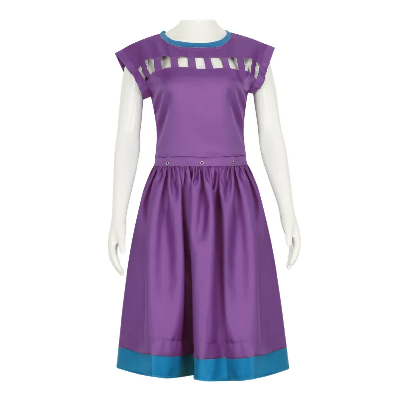 Nancy Wheeler Cosplay Costume Purple Dress For Women Stranger Things ...