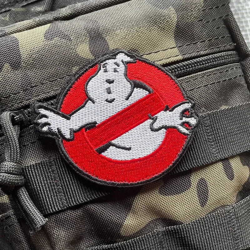 Ghostbusters Embroidered Cloth Jedi Patch Set Hook & Loop Design For Horror Movie Morale ...