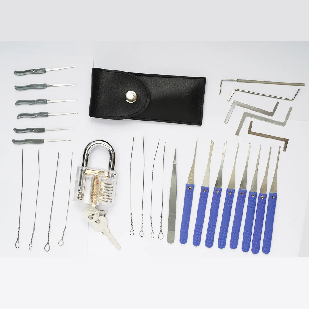 TSNEW Lock Pick Set Stainless Steel Key Extractor and Locksmith Hand ...