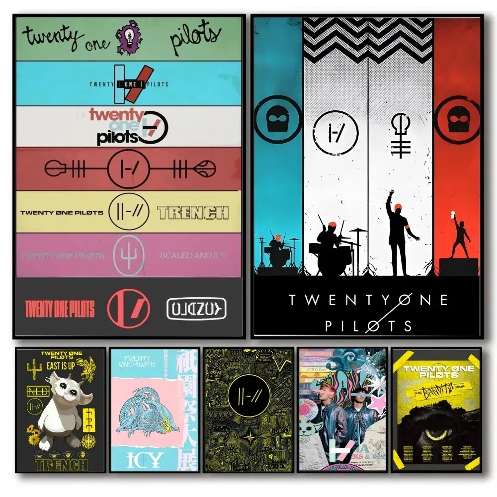 Twenty One Pilots Poster Kraft Paper Vintage Wall Art Painting For