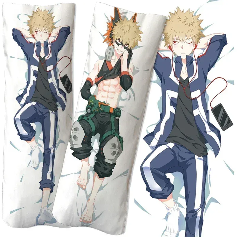 My Hero Academia Bakugou Katsuki Dakimakura Anime Pillowcase Anime Body ...