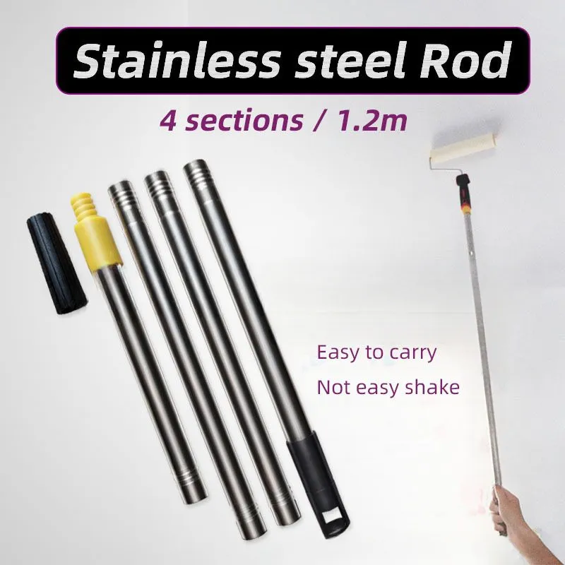 Stainless Steel Telescopic Telescoping Paint Pole Extension Pole With ...