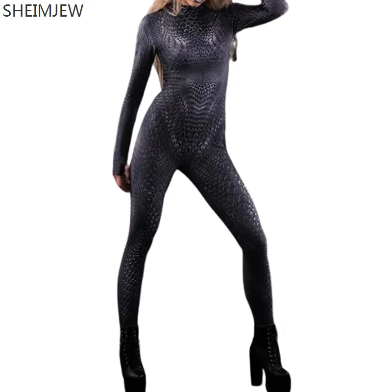 Sexy Womens Costumes Slinky Animal Print Bodysuit,... From Uledemode ...
