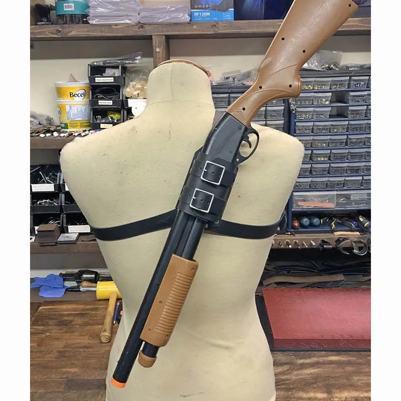 Medieval Renaissance Pirate Back Flintlock Gun Holster Leather ...