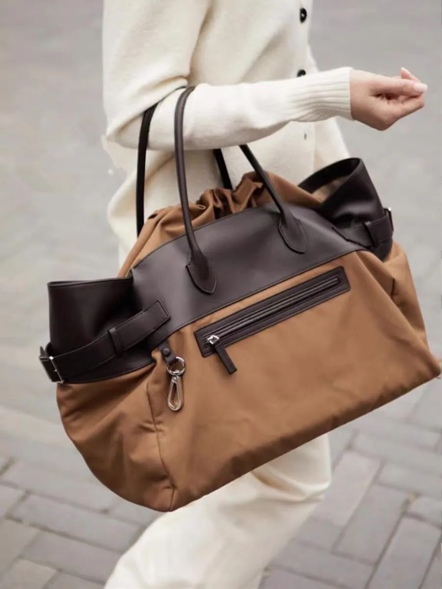 Designer Duffel Bag Leather & Canvas 5th Avenue... From Sallybettering ...