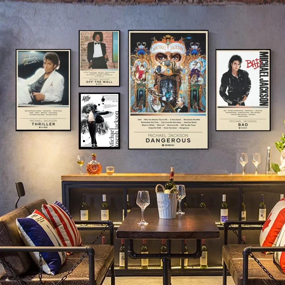 Michael Jackson Classic Vintage Posters Whitepaper... From Dh912686698 ...