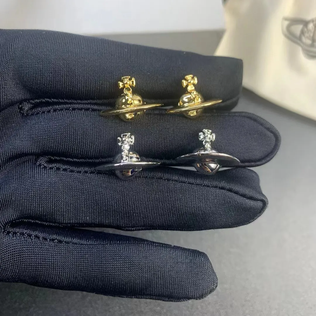 Vivianeweswood Metal Planet Earrings - Semi 3D Designer Style ...