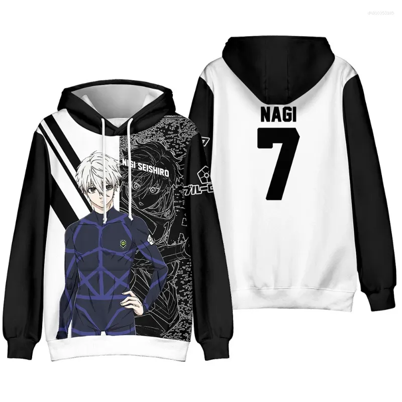 Anime Blue Lock 3D Print Oversized Novamen Hoodie For Men And Women ...