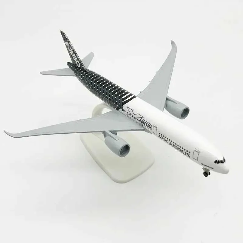 Airbus A350 20cm Alloy Metal Airplane Model With Landing Gear Diecast ...