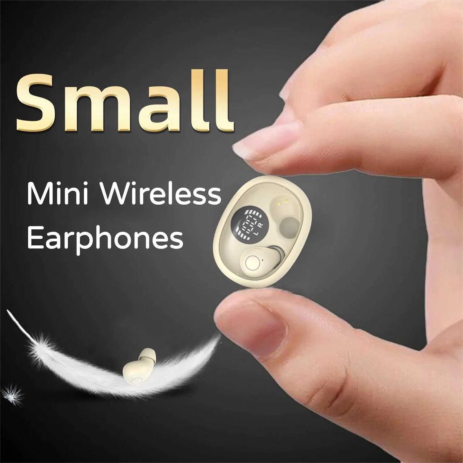 SK32 Mini Wireless Smallest Bluetooth Earbuds With HIFI Bass For Xiai ...