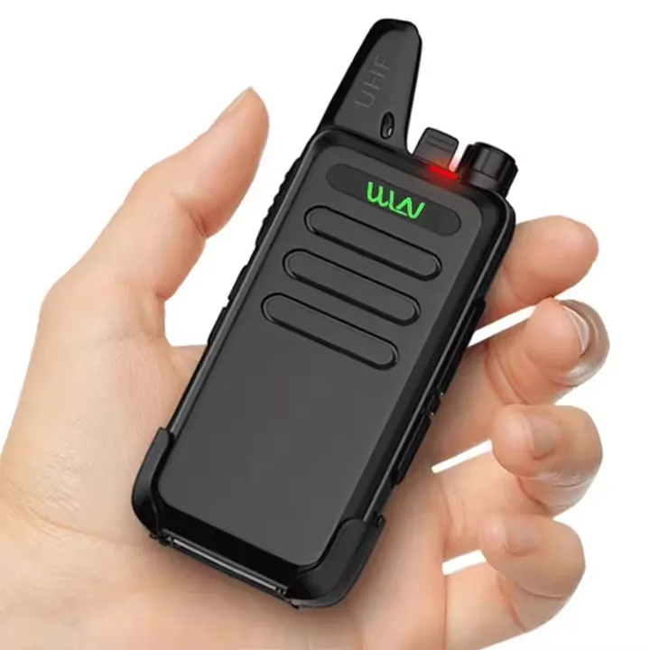 Mini Handheld Two-Way Radio - Card Size Walkie Talkie, Portable UHF ...