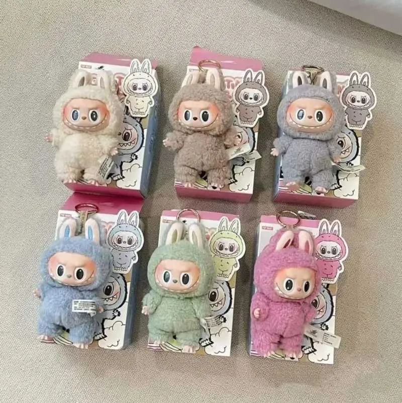 Labs The Monsters Blind Box Heartbeat Macaron Enamel Face PVC dolls and ...