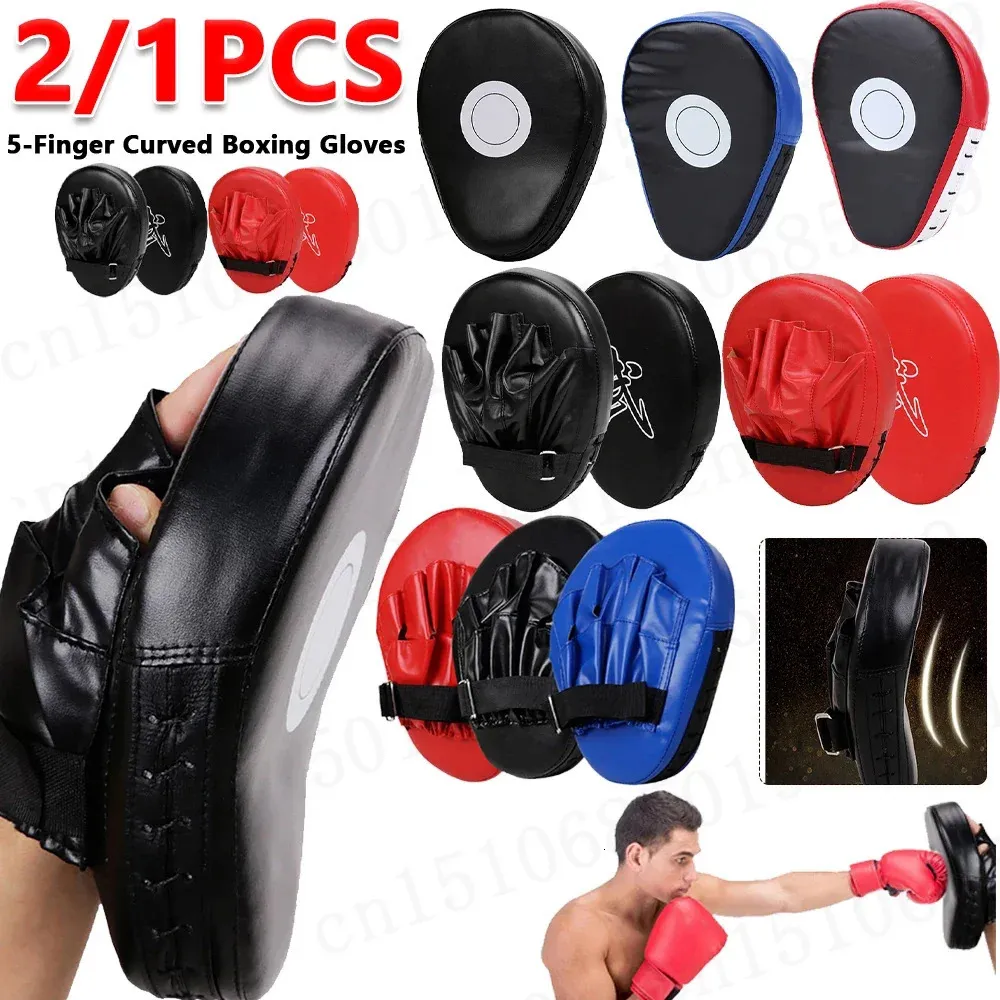 Kickboxing Barbour Leather Gloves With Pad Punch Target Bag PU Material ...