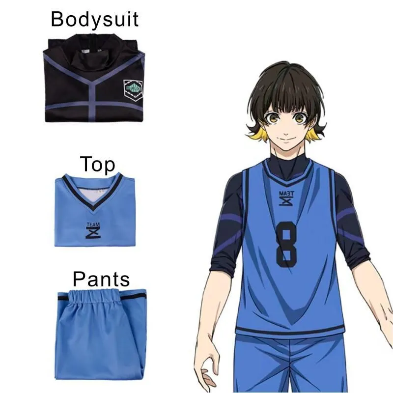 Anime Inspired Number 8 Cosplay Outfit Blue... From Uledemode_official ...