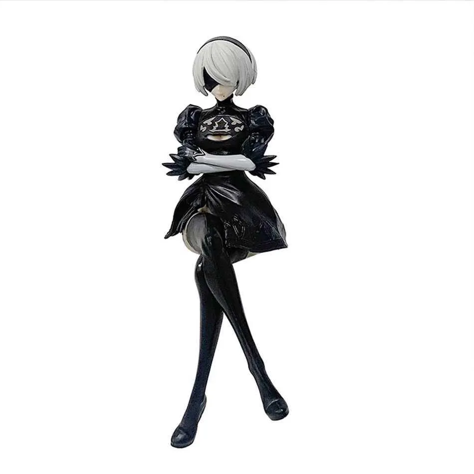 15CM NieR Automata Yorha No. 2B PVC Anime Action Figure Model ...
