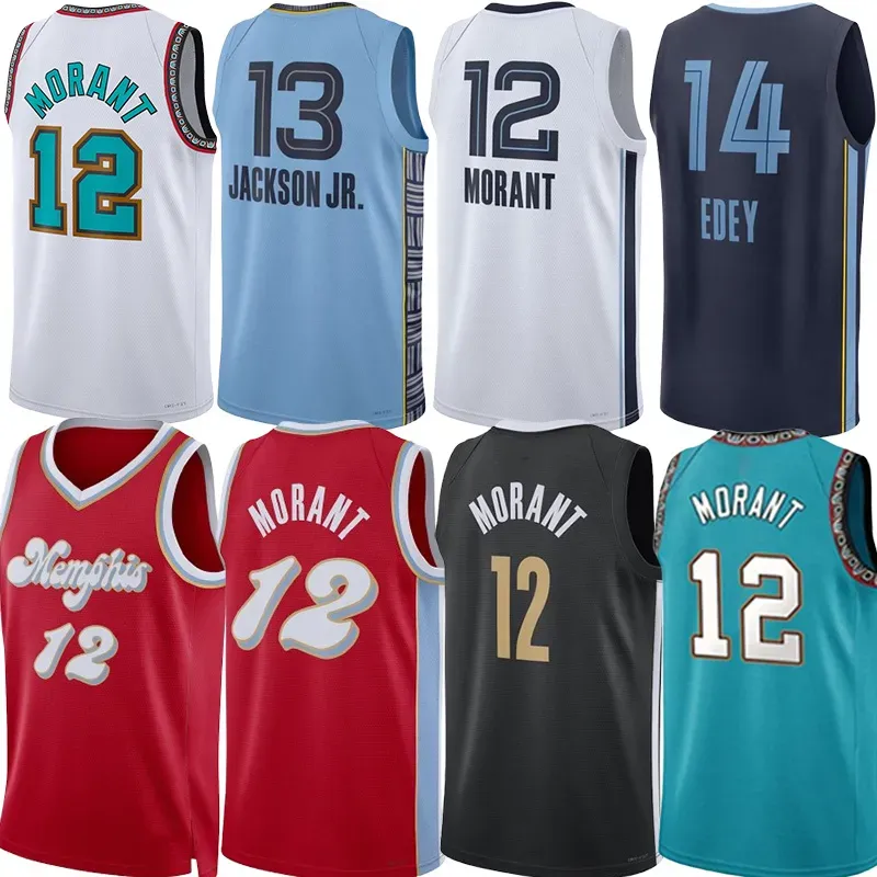 Ja Morant MEM Basketball Jerseys Zach Edey Jaren Yuki Kawamura Marcuss ...