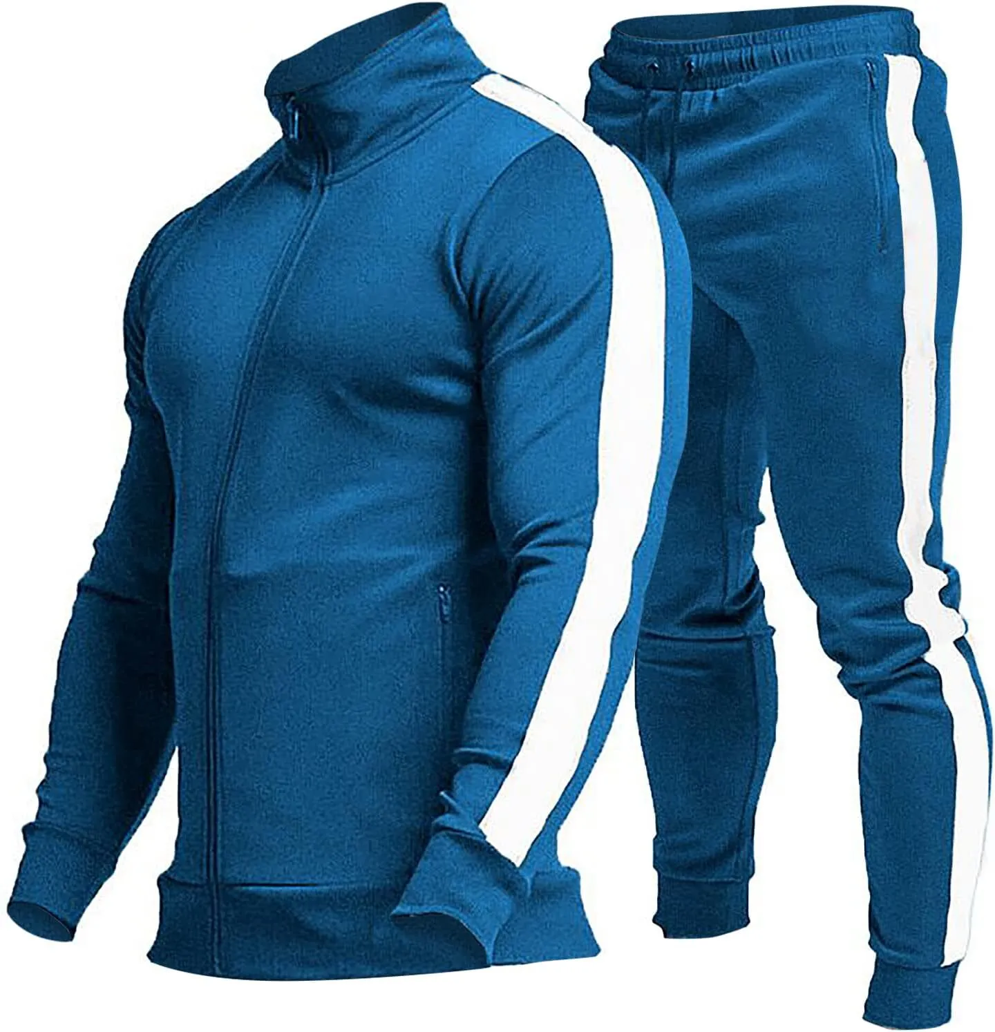 DHgate.com:Men's Activewear Set - Full Zip Running Suit, Lightweight ...