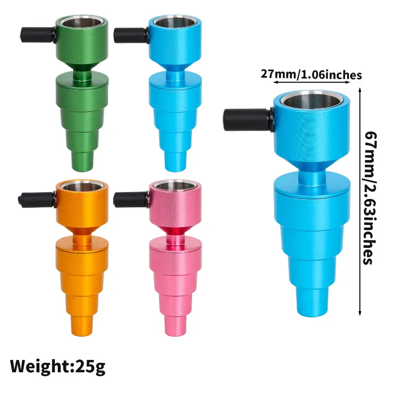 Metal Hookah Bowls With Handle 14mm Male Banger Slide For Bongs ...