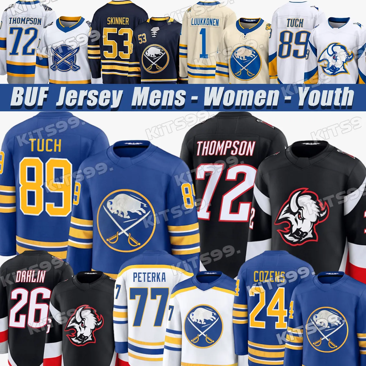 Honor Hockey Jerseys Official NHL Player Names & Numbers Tage Thompson ...