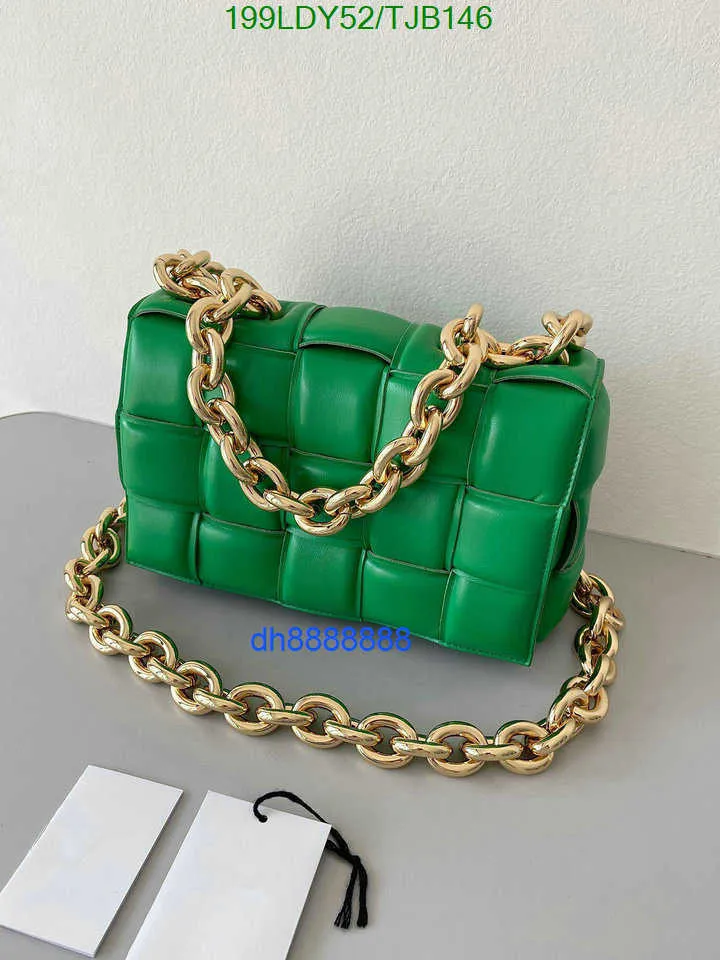 Designer Green Crossbody The Little Green Bag With Gold Chain Padding ...
