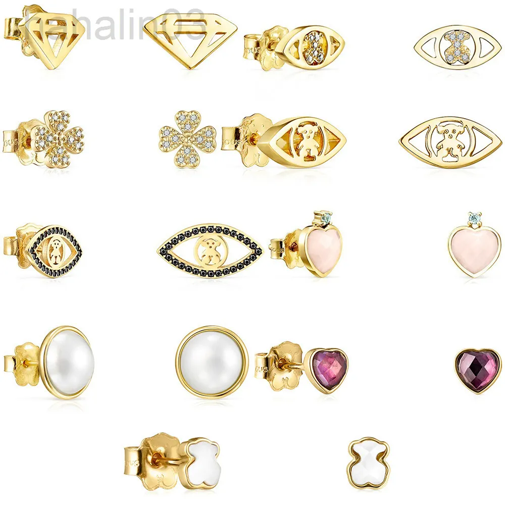 Designer Tous Jewelry Bear Home 925 Sterling Silver Devil's Eye Four ...