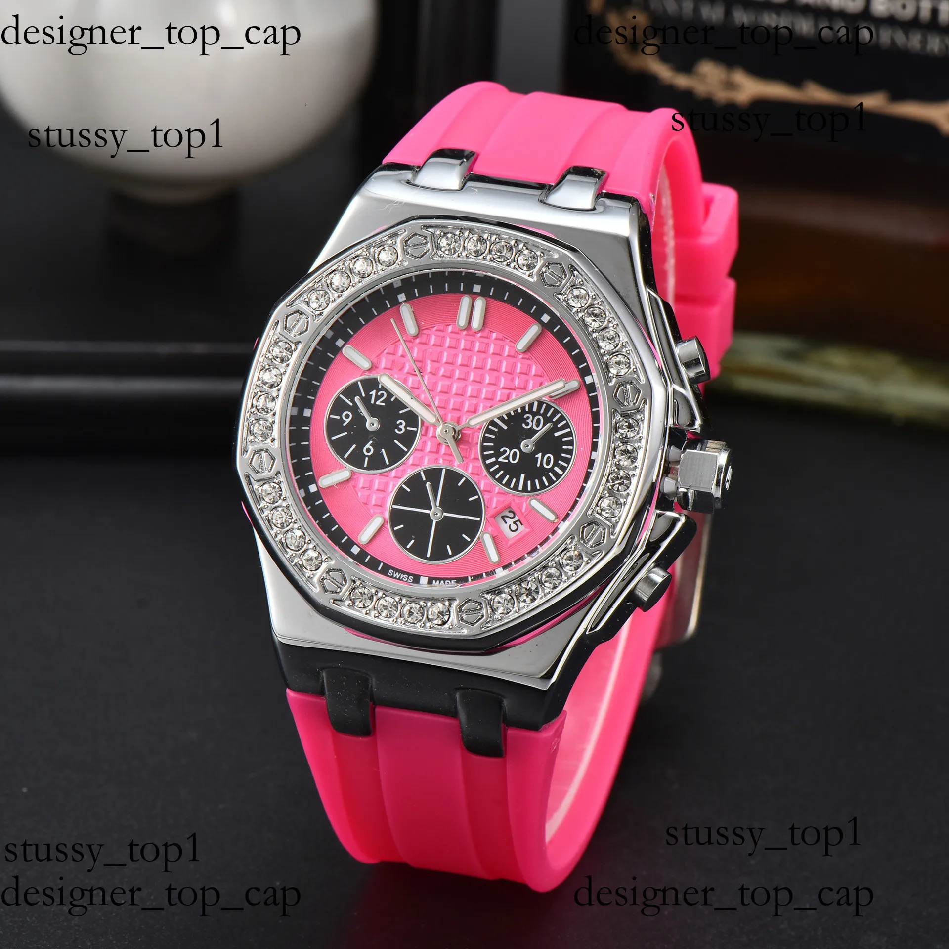 2025 Fashion Audemard Pigue Armitron Diamond Quartz Watch For Women ...