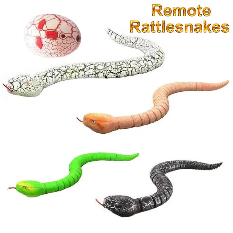 FSWOB Remote Control Rattlesnake Toys For Kids Realistic Animal RC ...