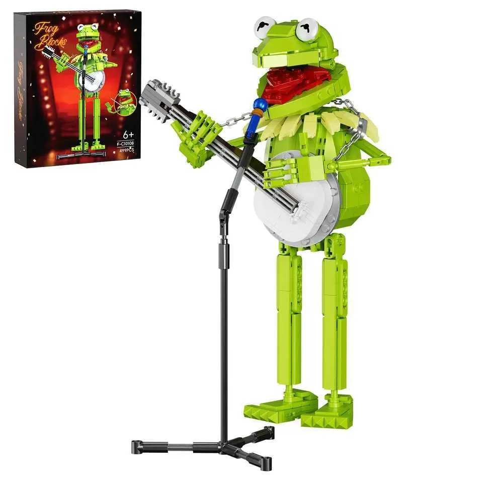 Big Frog Muppet Show Ghostbusters Building Blocks Funny Stage Scene ...