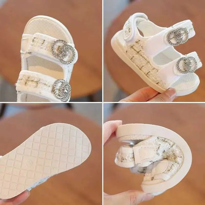 Girls' Summer Princess Elegant Double Hook Design Fashion Shoes Baby ...