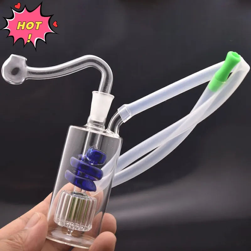 Wholesale Spiral Colorful Mini Hookah Glass Water Dab Rig Bongs Pipe ...