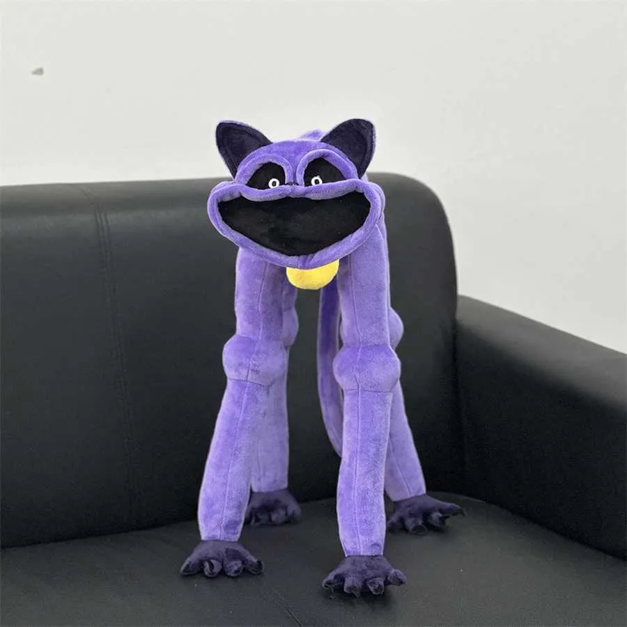 50% Off Terrifying Purple MONSTER CATNAP PLUS Huggy Wuggy Plush Doll ...