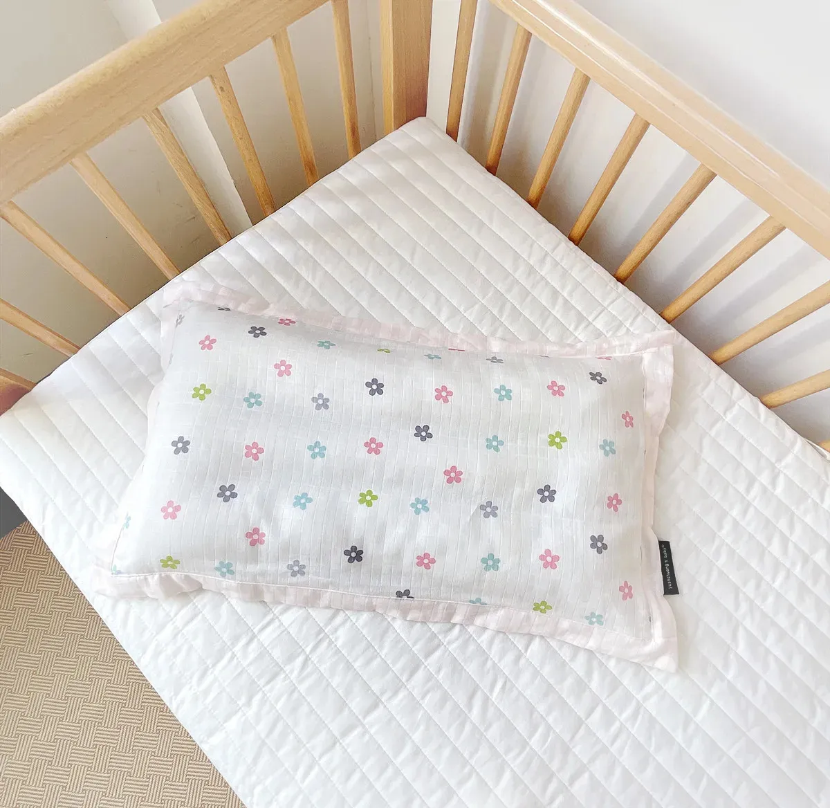 Pure Cotton Two-Layer Gauze Pillow for Children, Removable and Washable ...