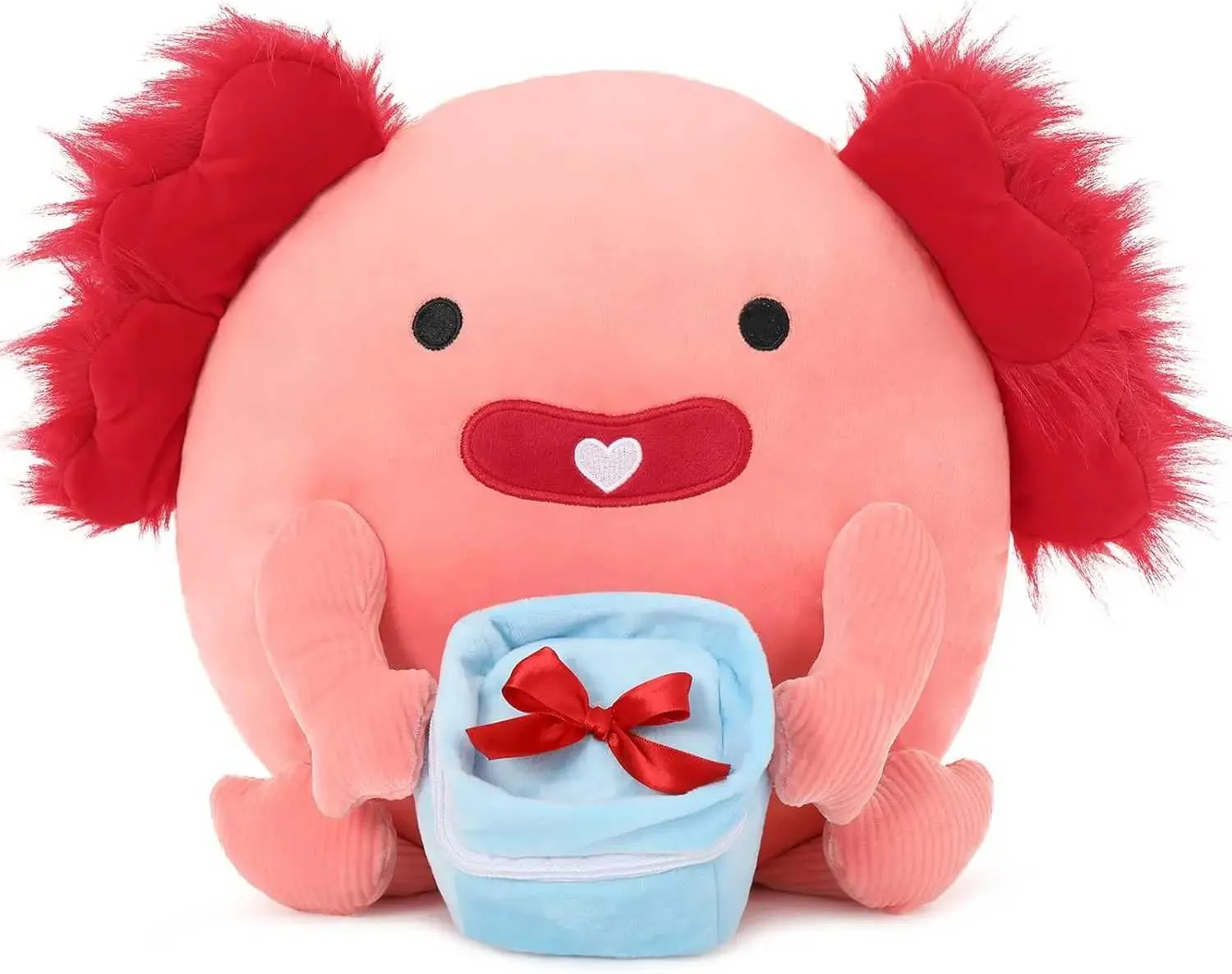 Cynthia The Axolotl 14 Inch Soft Squishy Kirby Stuffed Animal Perfect ...