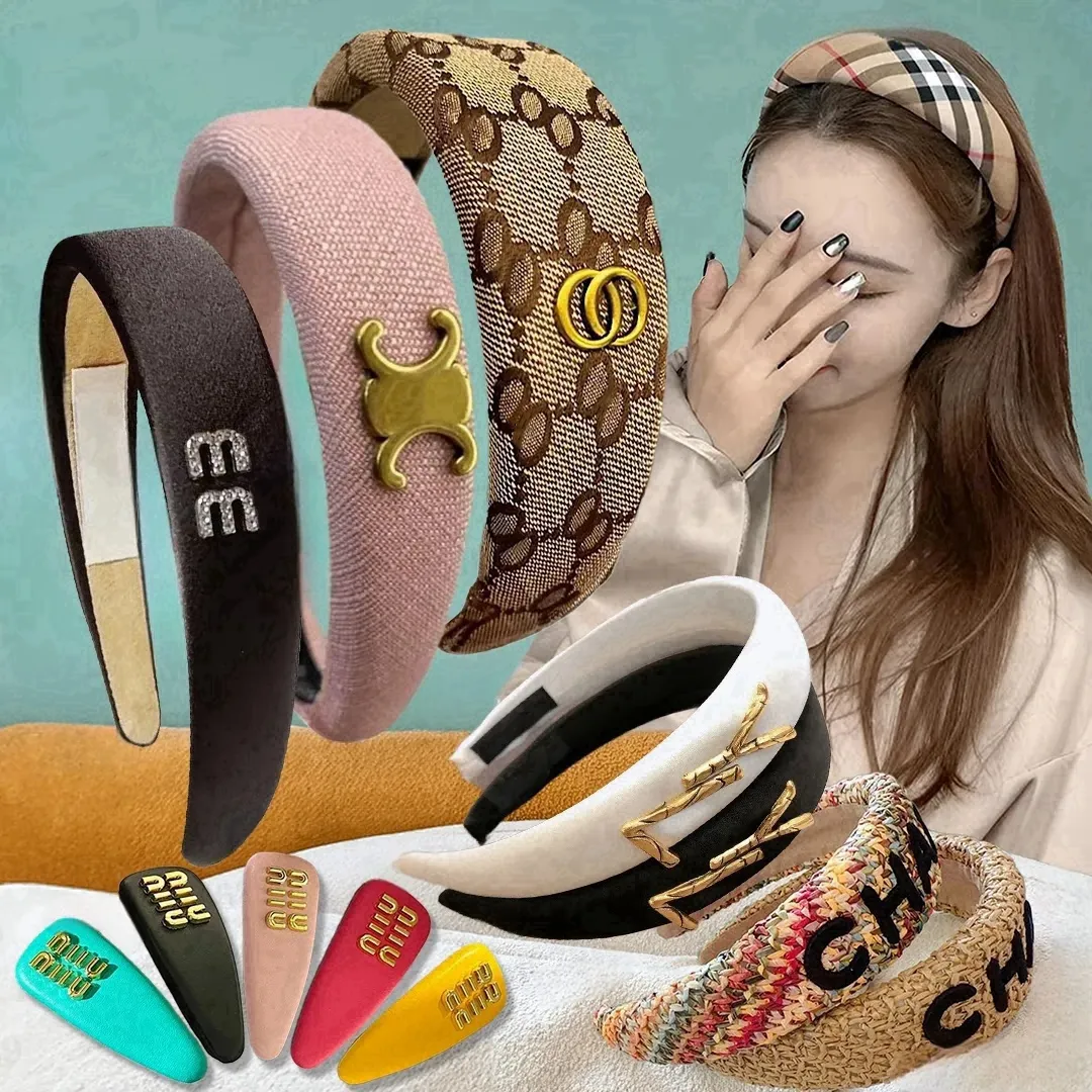 Designer Fashion Headband for Women: Luxury Logo, Glamour, Sports ...