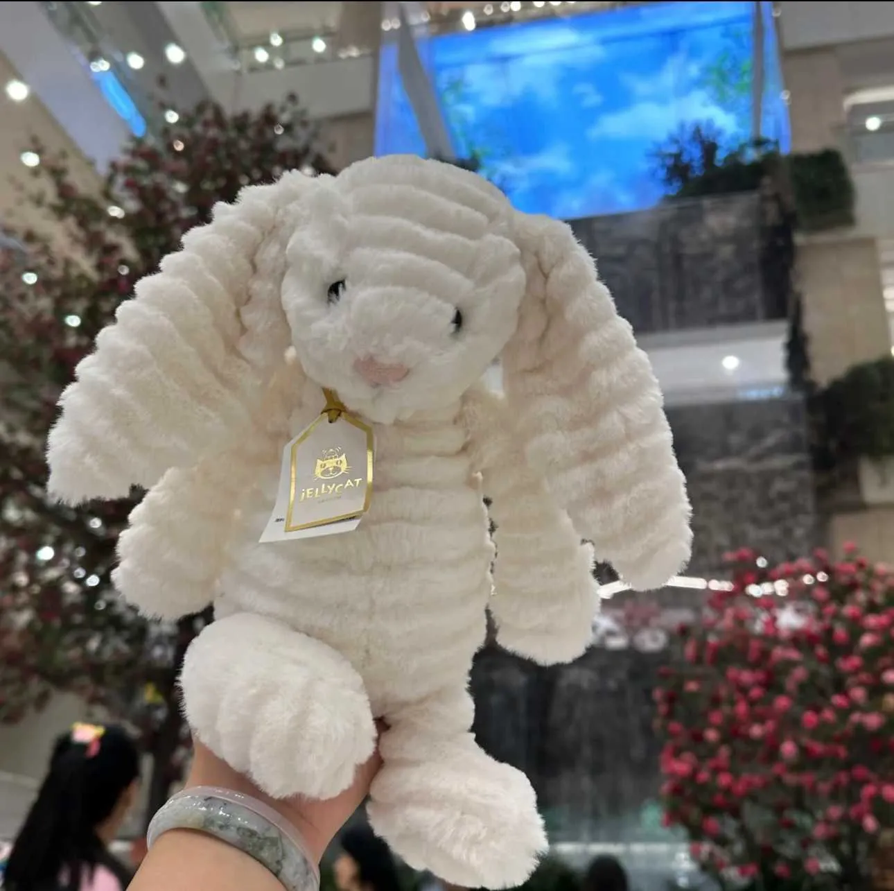 British JE Ultimate Shy Nibbs Bunny Plush Toy, Soothing Rabbit Doll ...