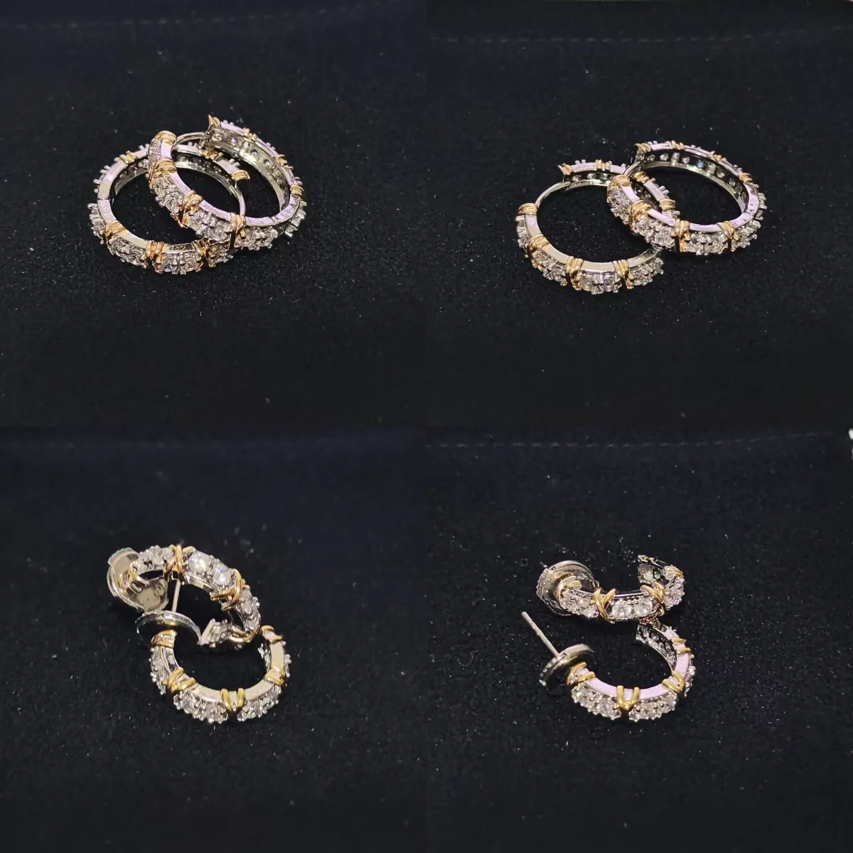 Classic Designer Earrings With Multiple Styles Diamond Earrings K Gold ...