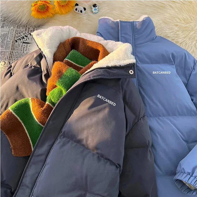 LEGIBLE Women s Hooded Stand Collar Acetate Padded Parka Jacket ...