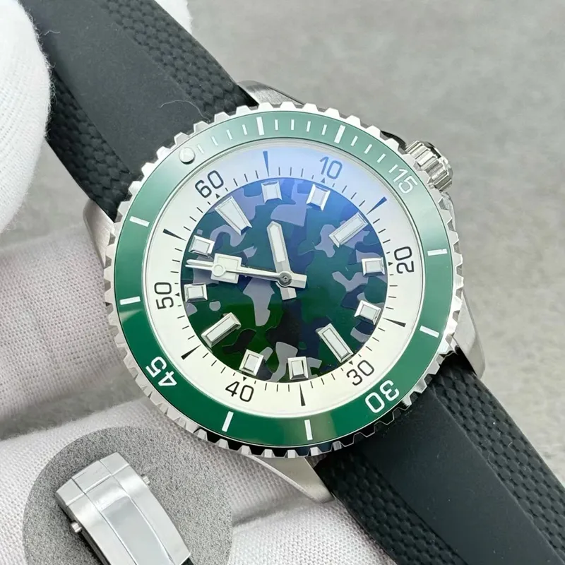 Super Ocean Dial Stainless Steel Automatic Mechanical Men's Chronograph ...
